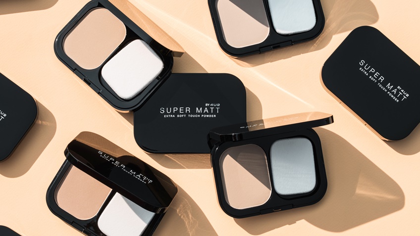 เนียนกริ๊บ! 4U2 SUPER MATT EXTRA SOFT TOUCH POWDER SPF50 PA+++ แป้งผสม ...